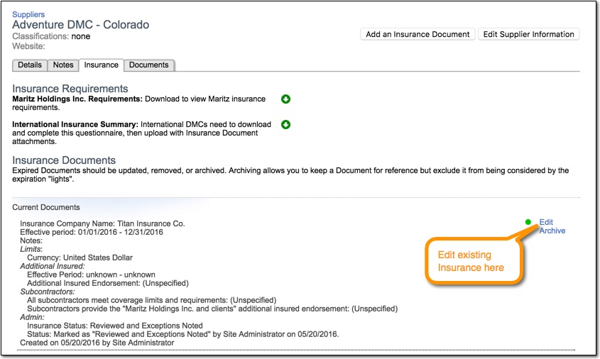 Add or Edit Insurance Documents – VIPER Knowledge Base